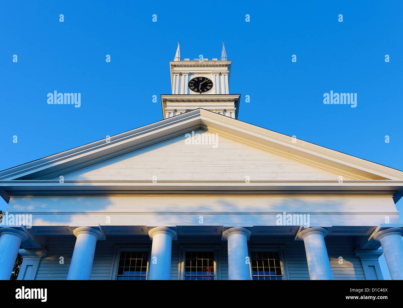 Old Whaling Church, Edgartown, Martha's Vineyard, Massachusetts, USA ...