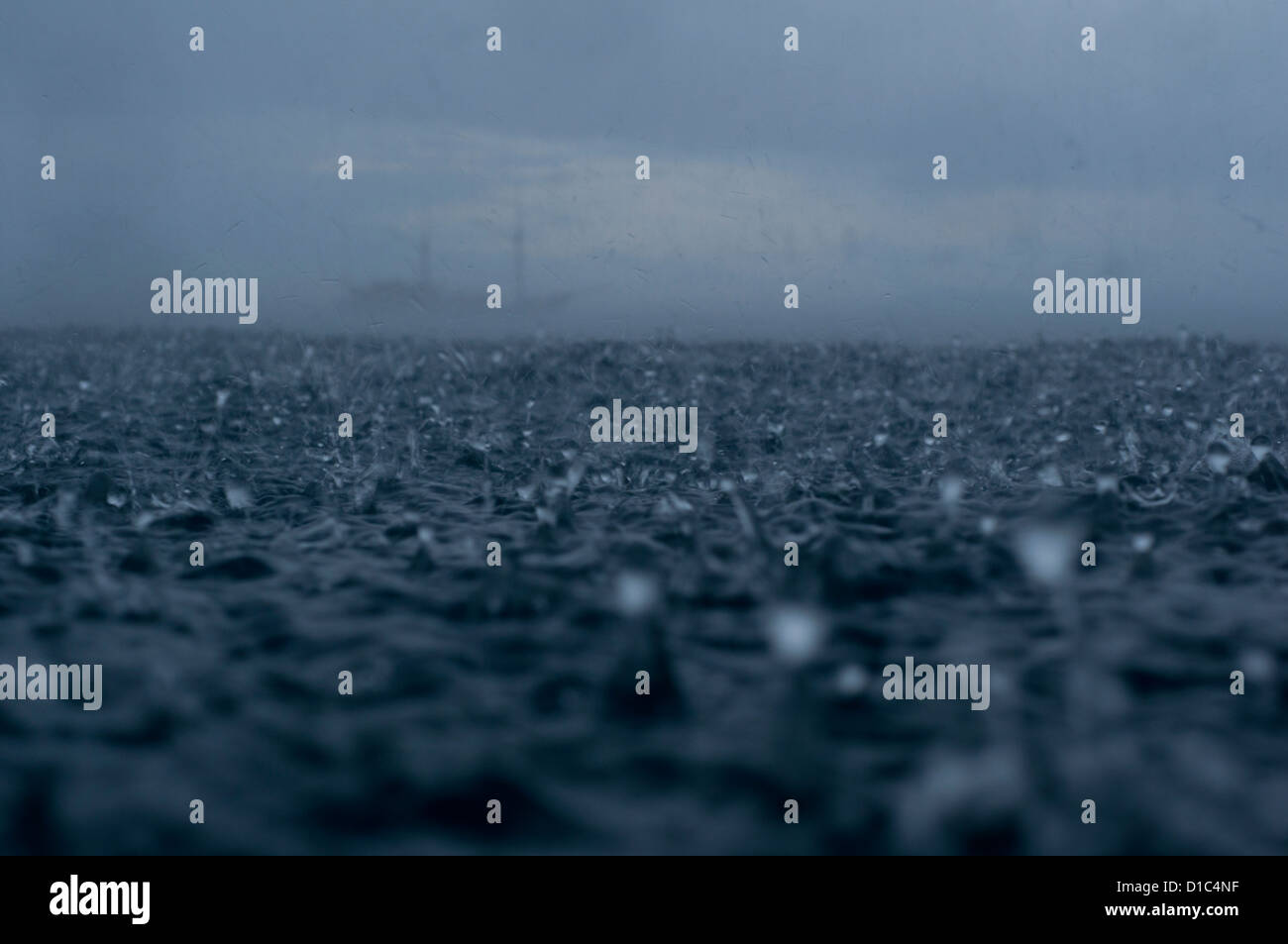 Rain on ocean boat in hi-res stock photography and images - Alamy