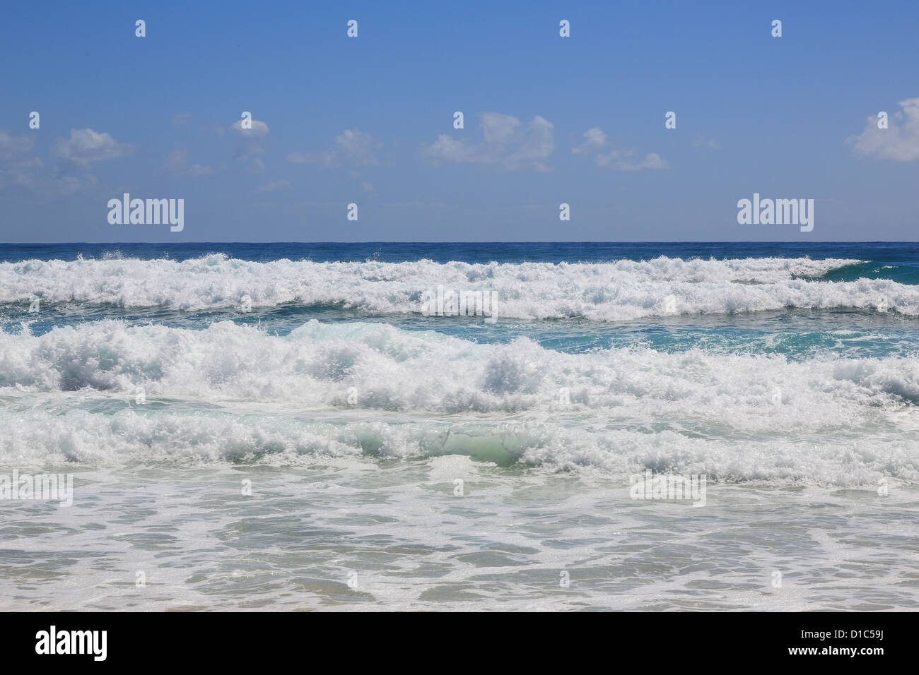 Global warming combined with high tide and storm swell causes high seas ...