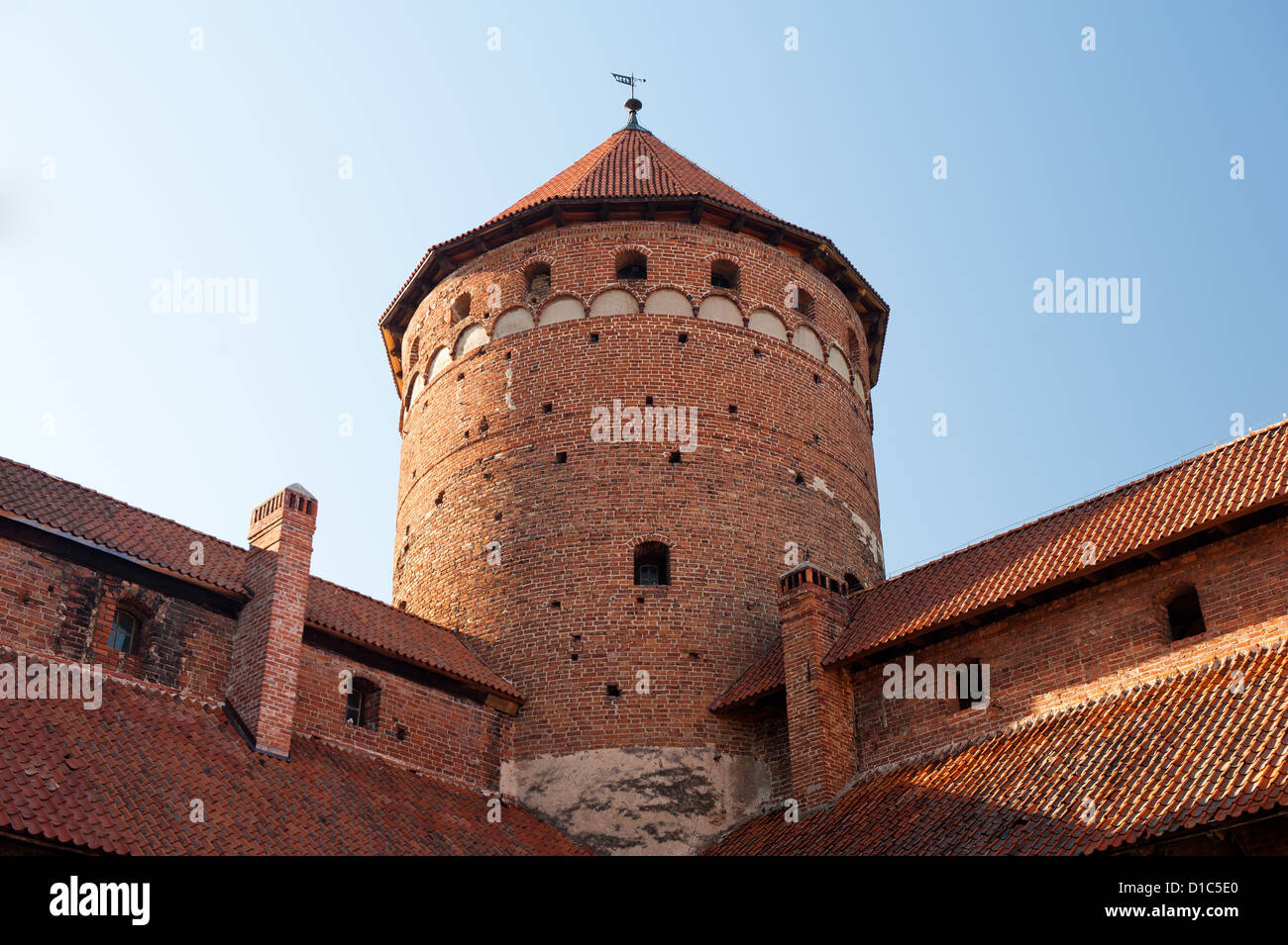 Teutonic castle in Reszel, Warmian-Masurian Voivodeship, Poland Stock ...