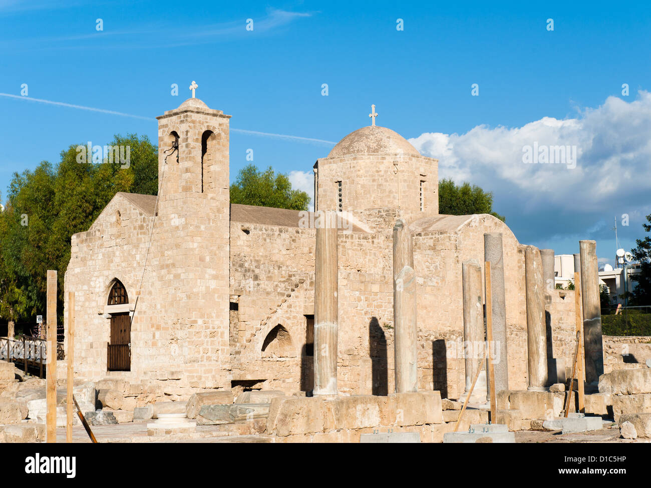 Agia Kyriaki, Hrysopolitissa Basilica, Paphos, Cyprus Stock Photo - Alamy
