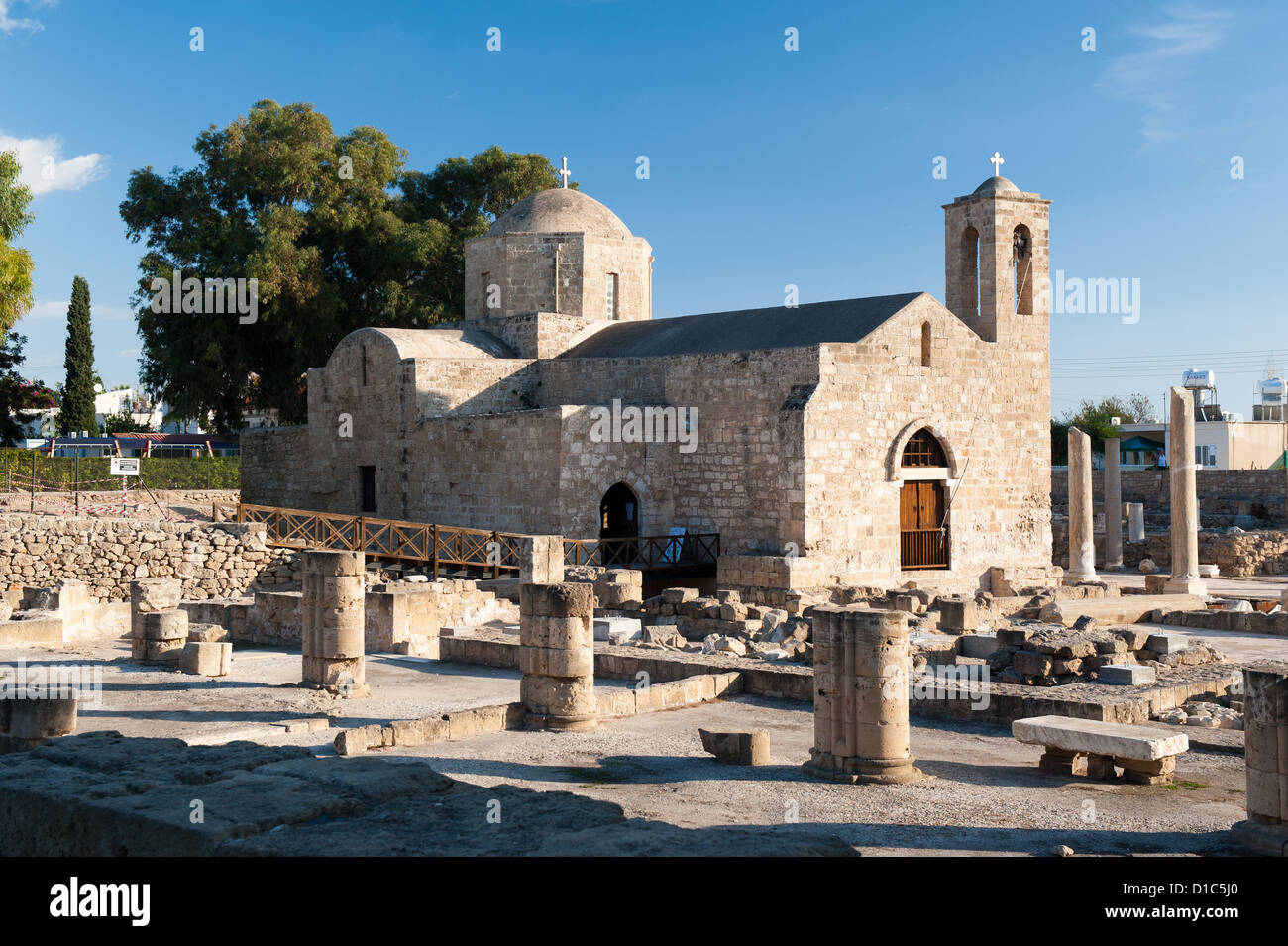 Agia Kyriaki, Hrysopolitissa Basilica, Paphos, Cyprus Stock Photo - Alamy