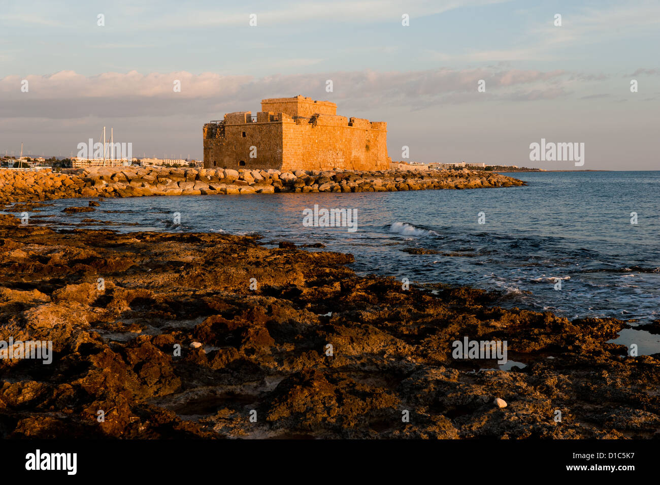 Medieval castle, Paphos, Cyprus Stock Photo - Alamy