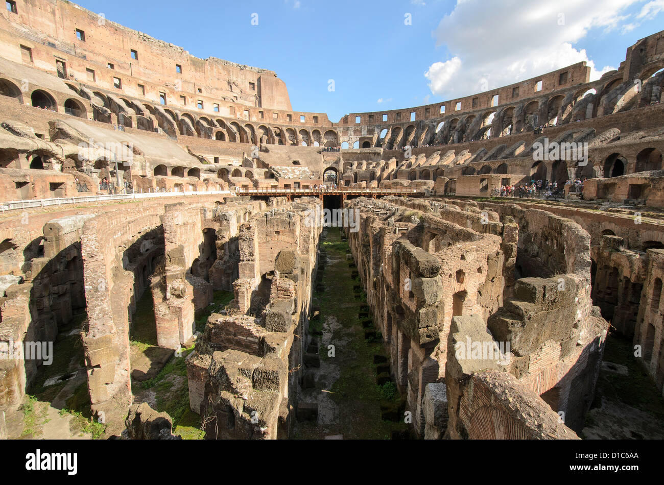 Interior view of the Colosseum - Rome, Italy Stock Photo - Alamy