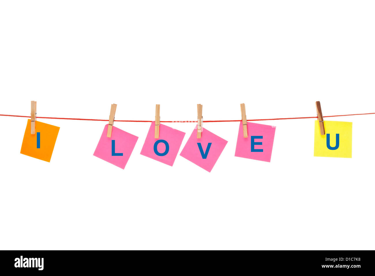 Hanging love Cut Out Stock Images & Pictures - Alamy