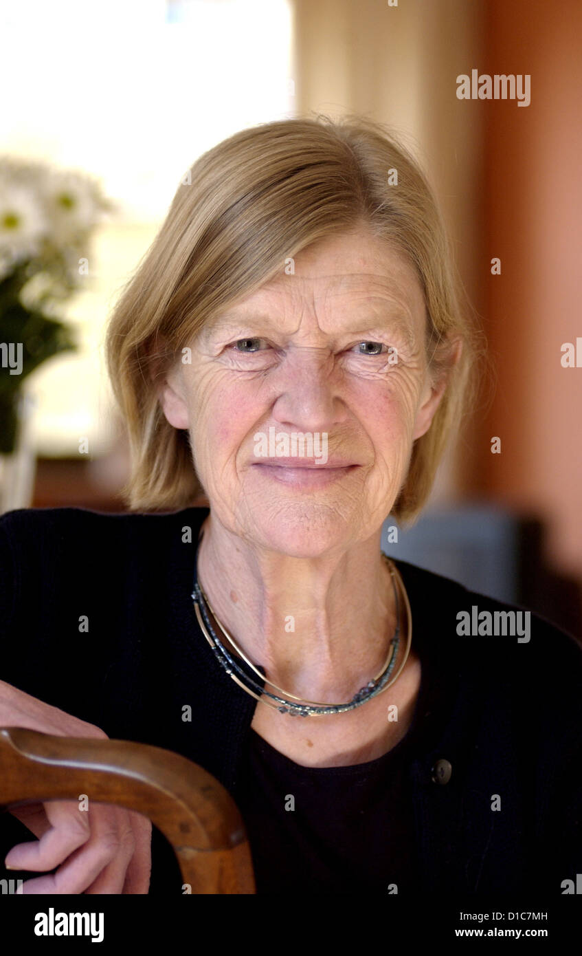 Cookery writer and broadcaster Katie Stewart at her home in Cuckfield ...