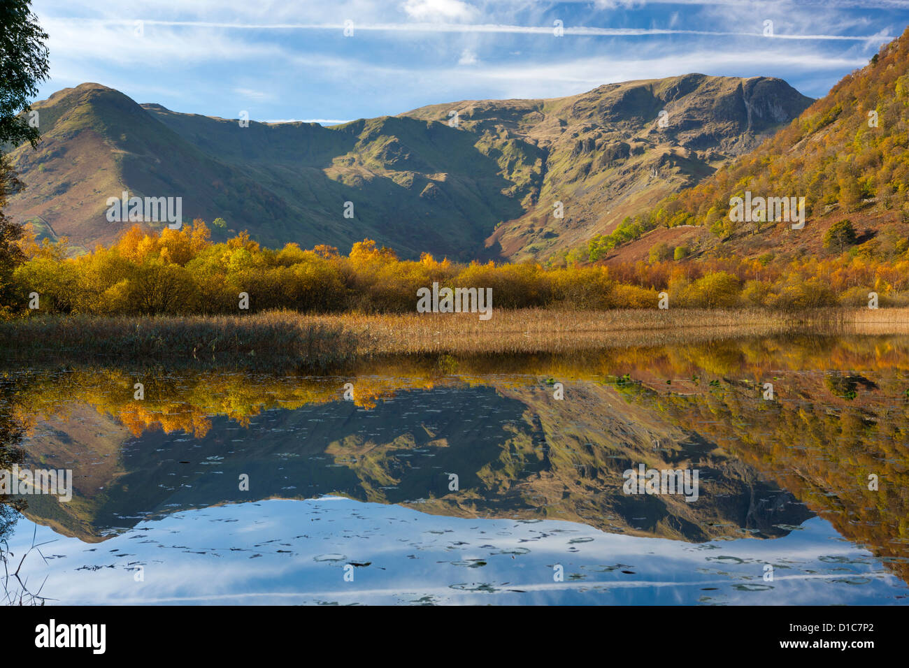 View over Brothers Water towards High Hartsop Dodd, Lake District ...