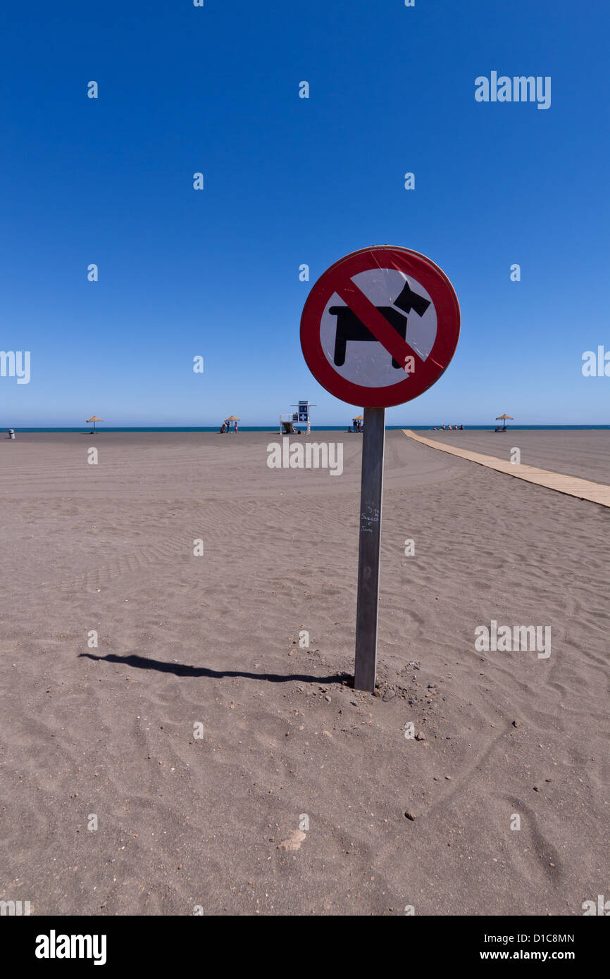 Dogs prohibited on beach hi-res stock photography and images - Alamy