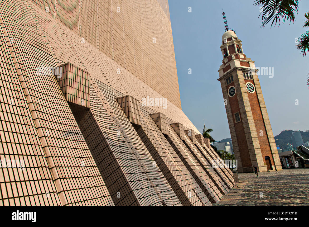 Former Kowloon-Canton Railroad Clock Tower in Tsim Sha Tsui Kowloon, Hong Kong Stock Photo - Alamy