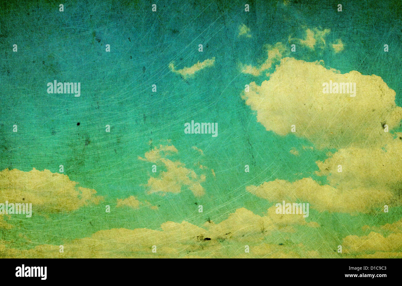 Retro sky hi-res stock photography and images - Alamy