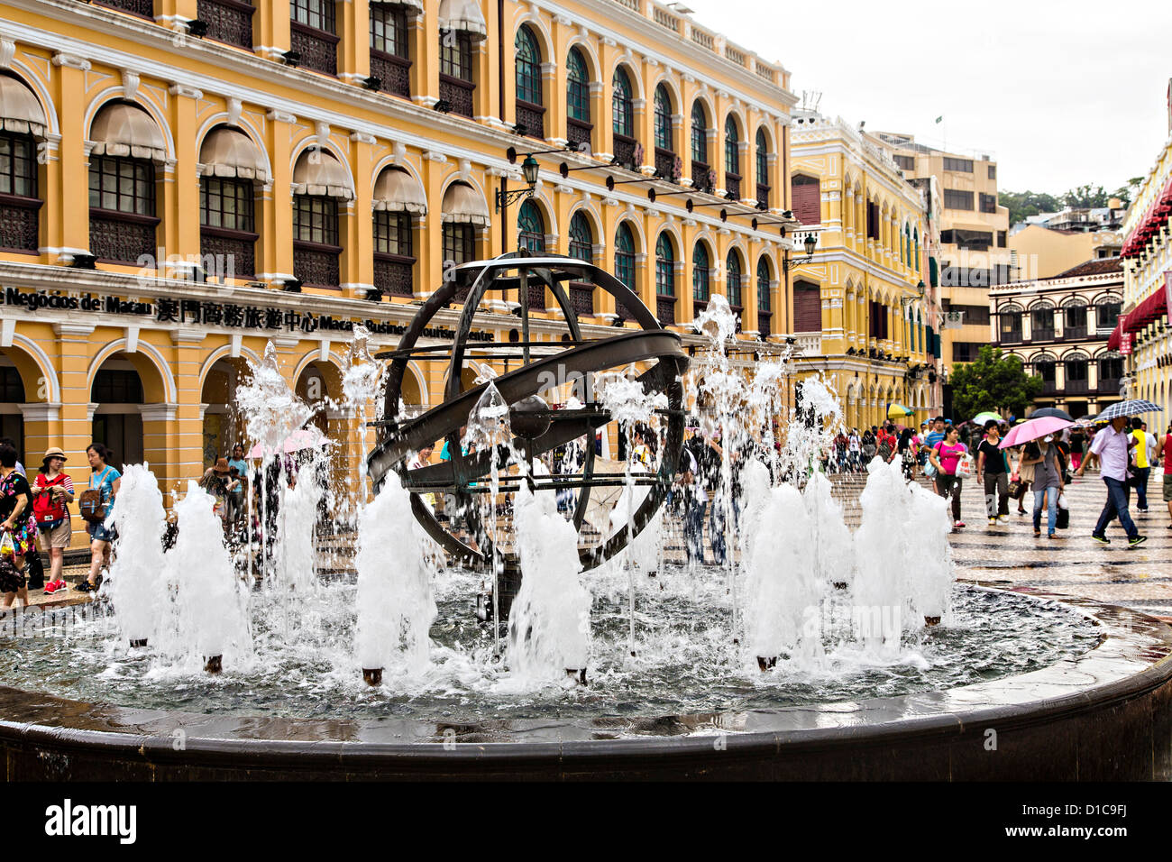 Senado Square or Senate Square in Macau Stock Photo - Alamy