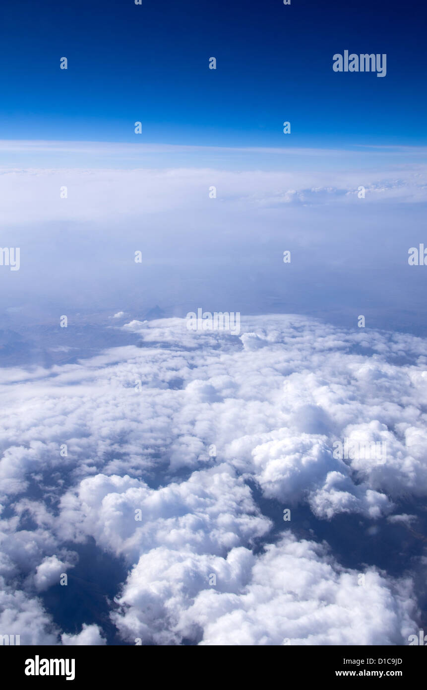 Aerial sky and clouds background Stock Photo - Alamy