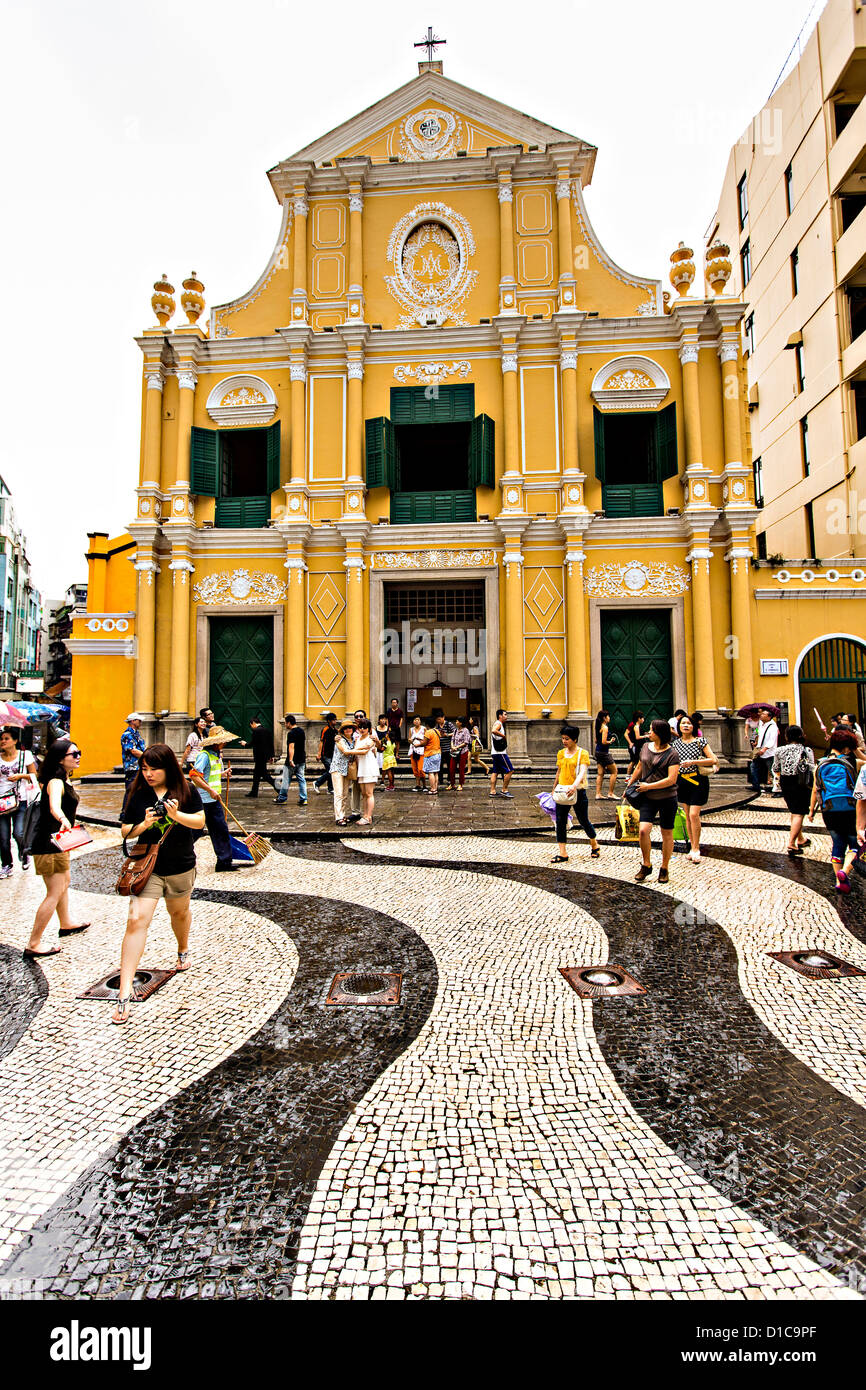St. Dominic's Church Senado Square Macau Stock Photo - Alamy
