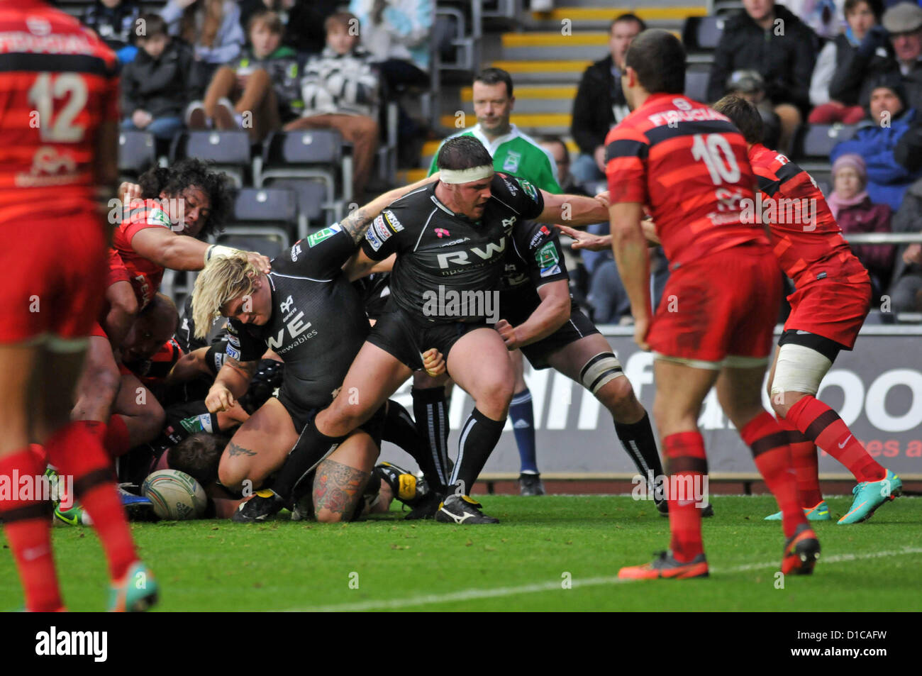 Heineken Cup Round 4 - Ospreys v Toulouse - Liberty Stadium - Swansea ...