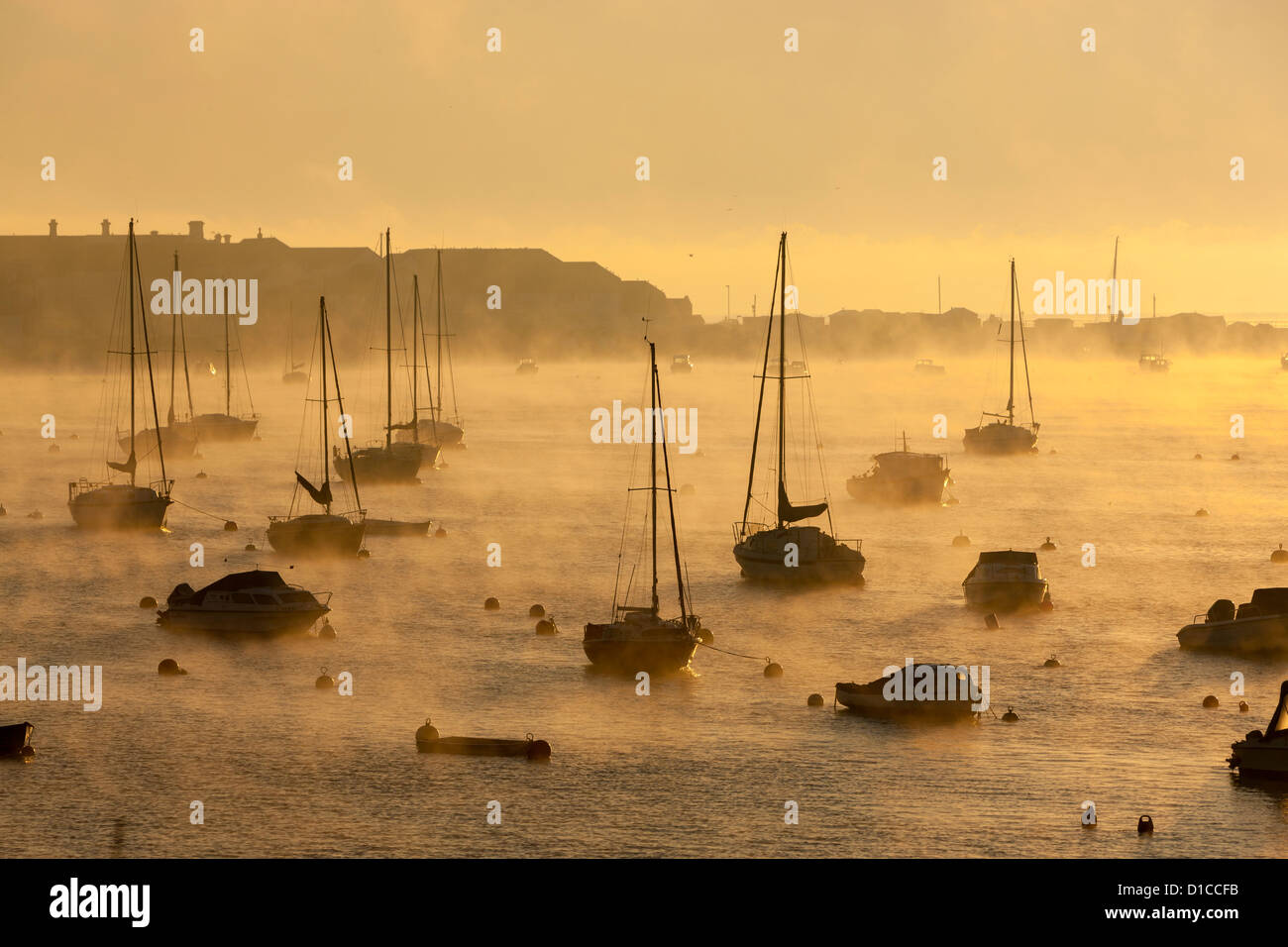 Boats on teign estuary in hi-res stock photography and images - Alamy