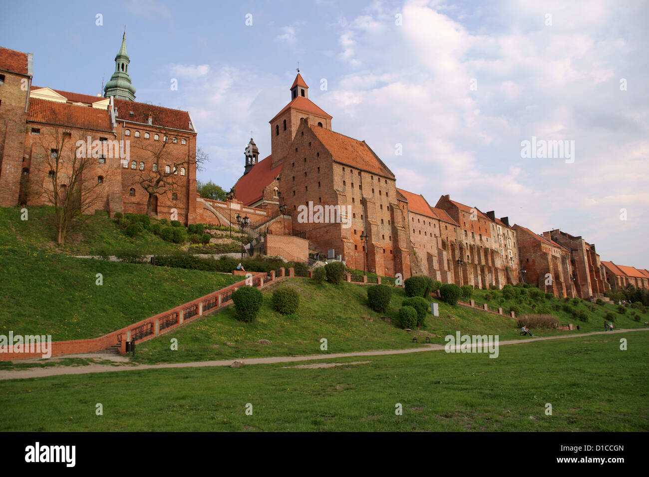 gothic buildings, Poland Stock Photo - Alamy