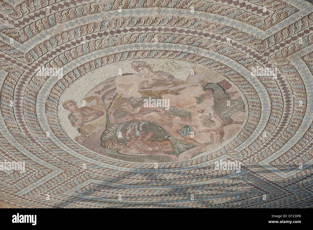 Mosaic theseus and the minotaur hi-res stock photography and images - Alamy