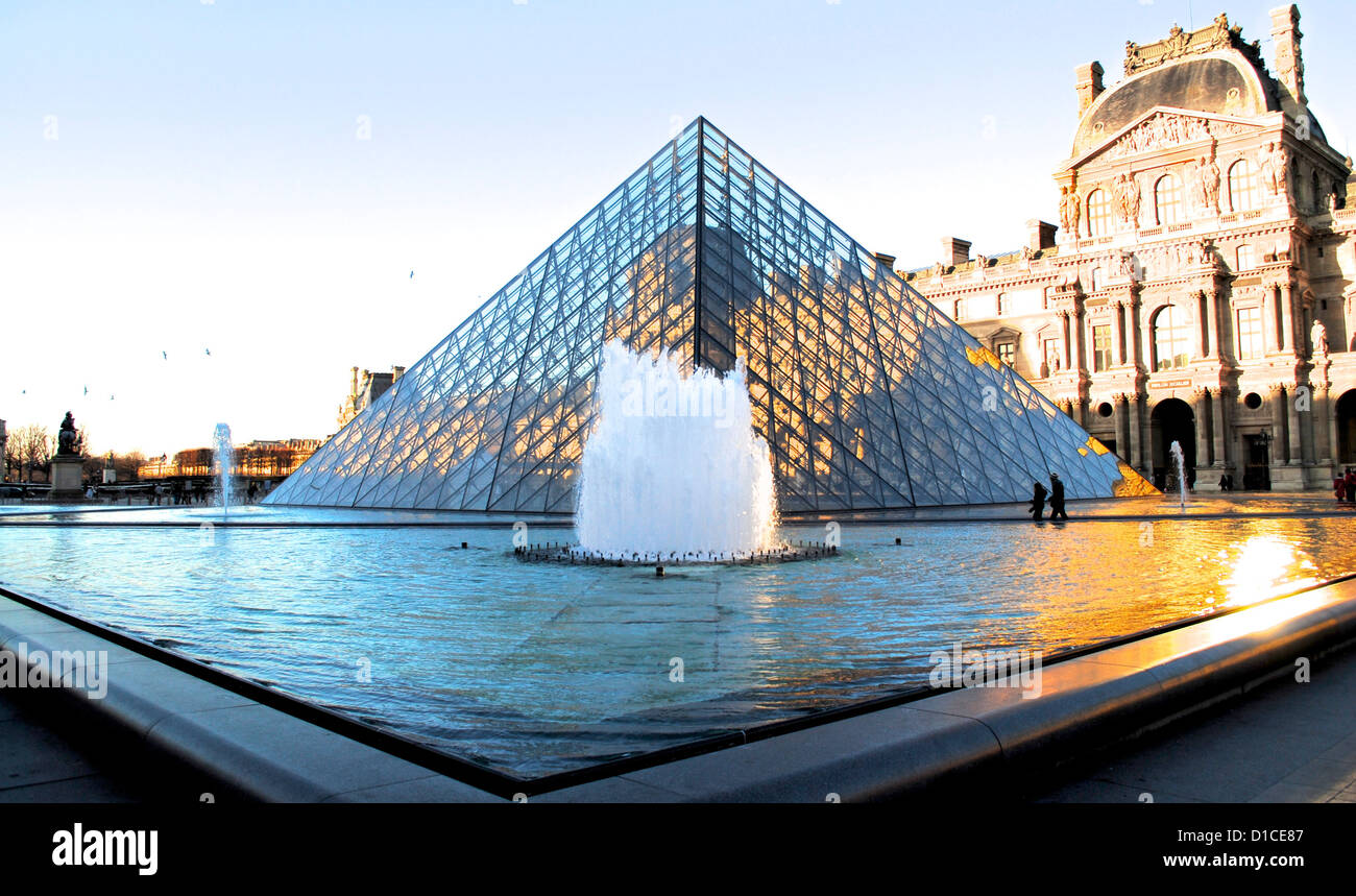 The Louvre Pyramid Stock Photo - Alamy