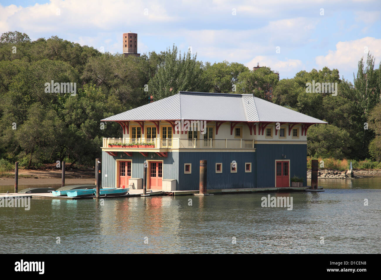 Peter Jay Sharp Boathouse at Swindler Cove, Sherman Creek Park, Harlem ...