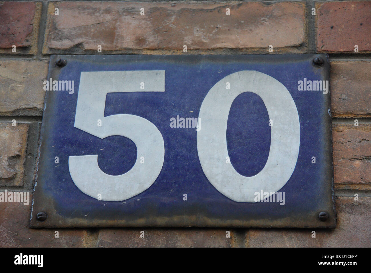 House number 50 sign hi-res stock photography and images - Alamy