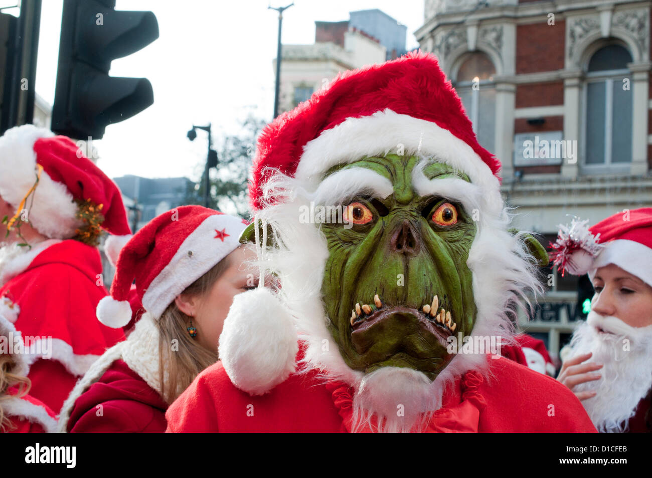 Santa grinch hi-res stock photography and images - Alamy