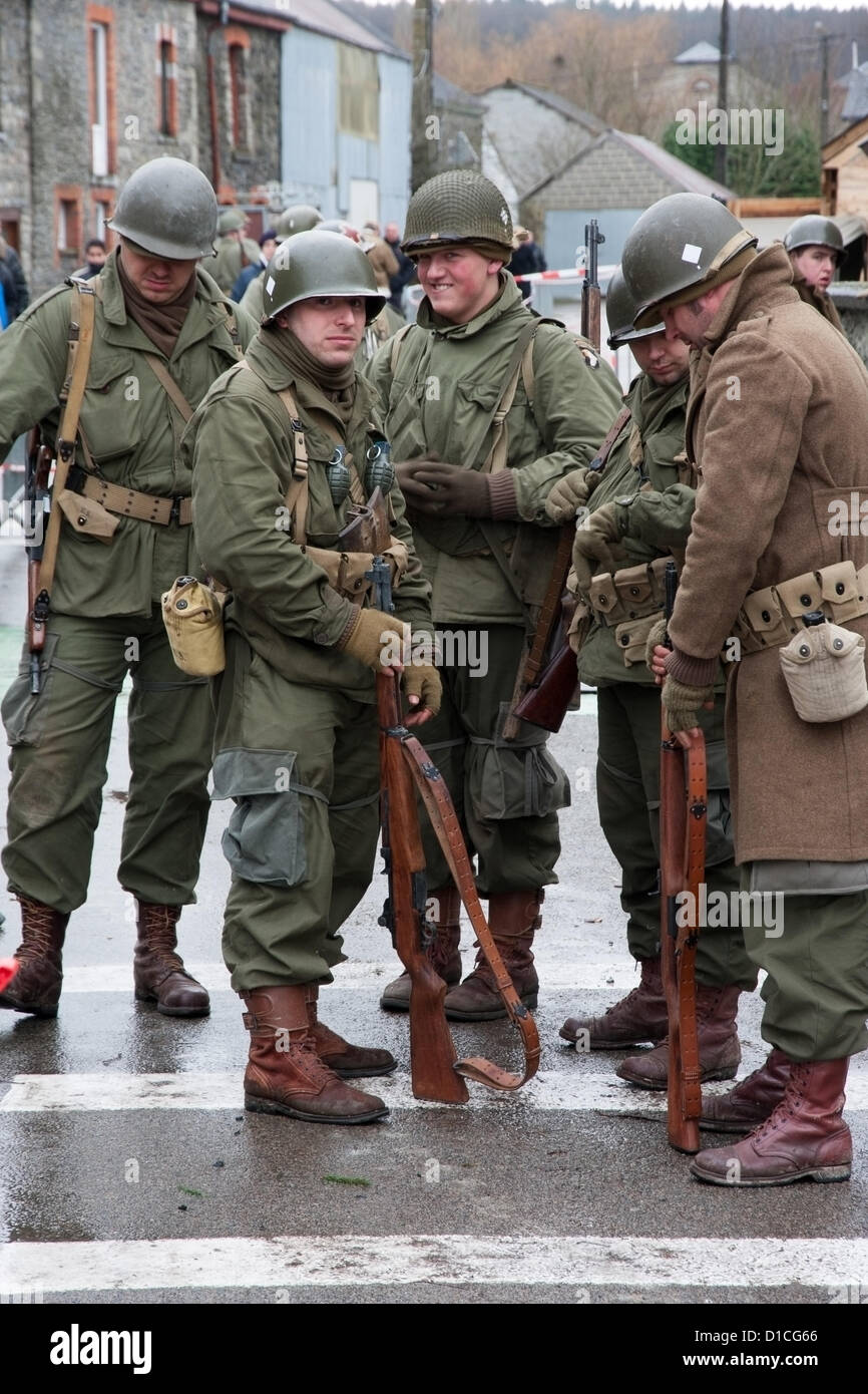 Belgium. 16th Dec, 2012. Reconstitution of Battle of the ardennes in ...
