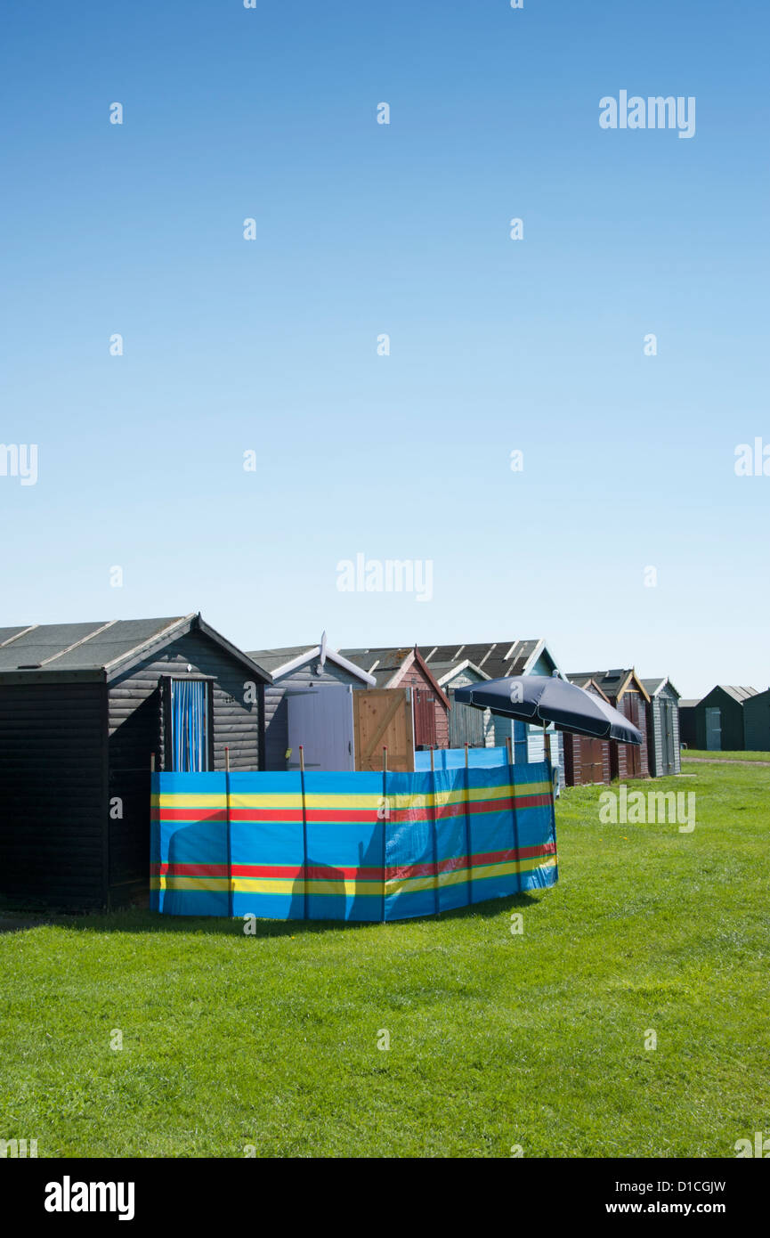 Umbrella huts hi-res stock photography and images - Alamy