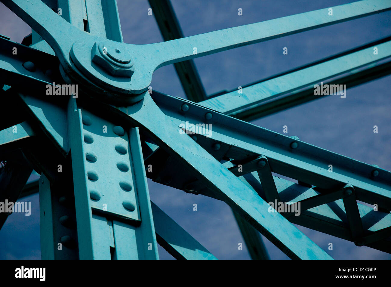 A photograph of a support strut on a bridge Stock Photo - Alamy