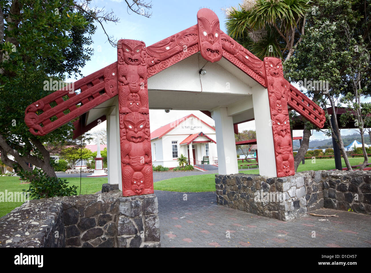 Entrance maori te tiriti waitangi hi-res stock photography and images ...