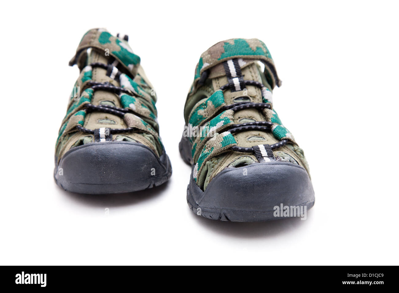 boots on white background Stock Photo - Alamy