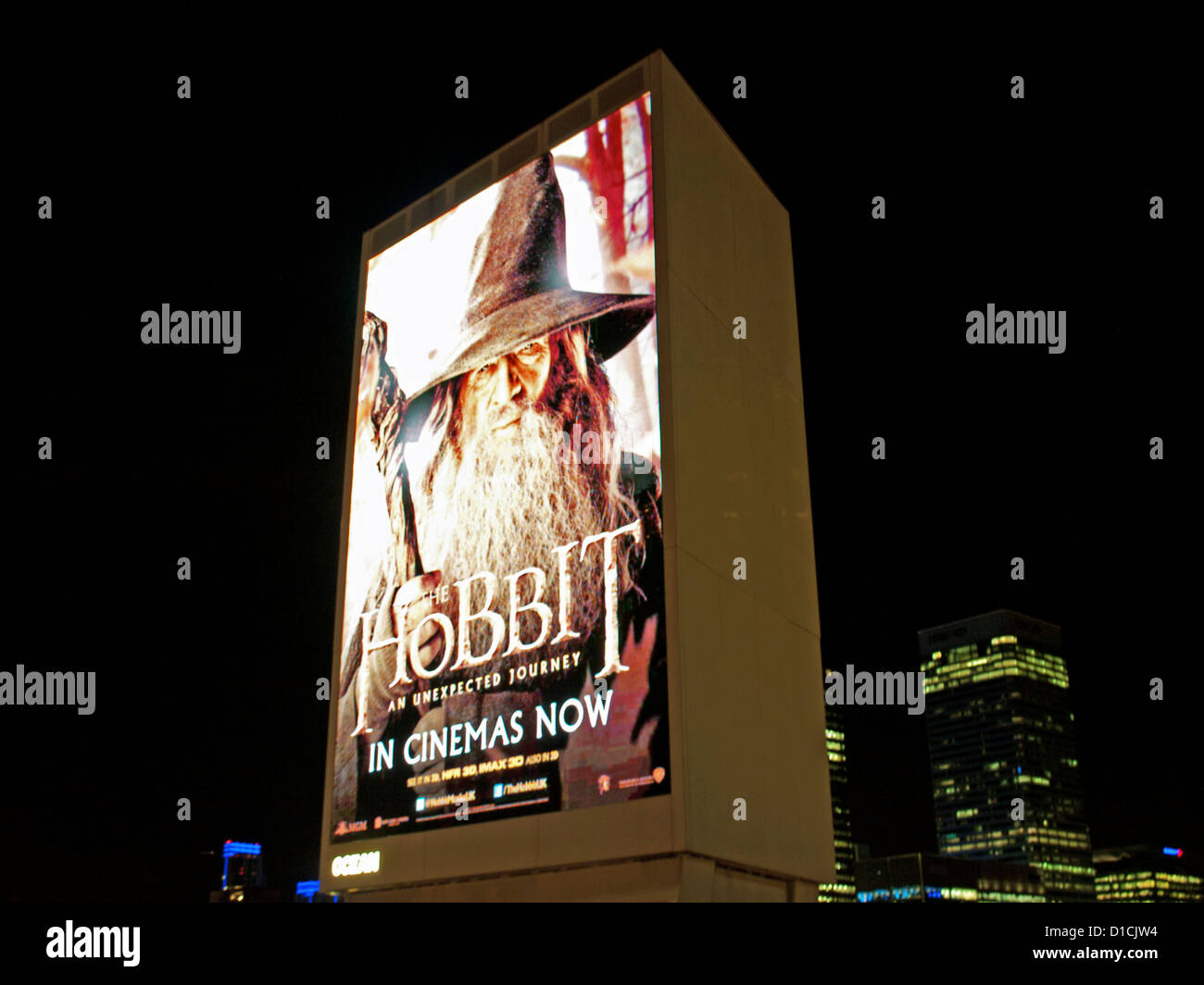 High building advertising billboard High Resolution Stock Photography ...