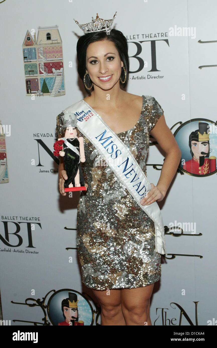 Randi Sundquist, Miss Nevada 2012 at arrivals for Nevada Ballet Theater ...