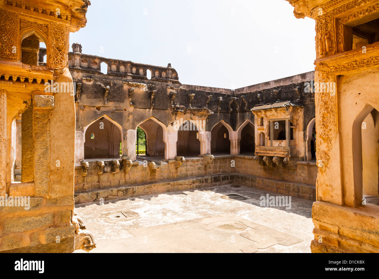 Royal complex hampi hi-res stock photography and images - Alamy
