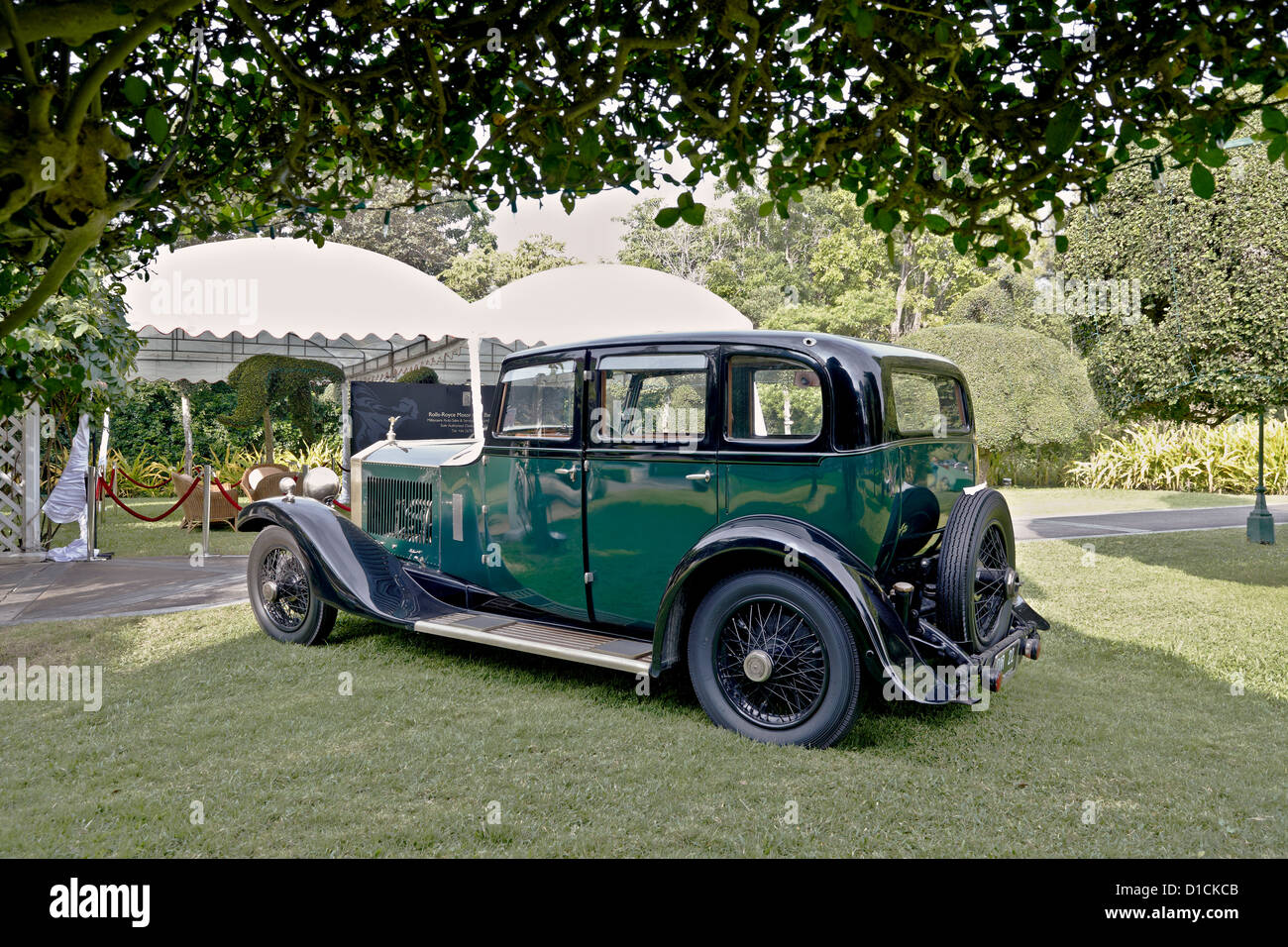 Vintage Rolls Royce Silver Ghost British classic car Stock Photo - Alamy