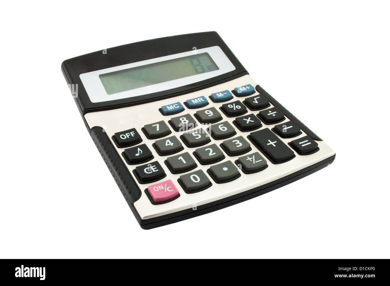 calculator on a white background Stock Photo - Alamy