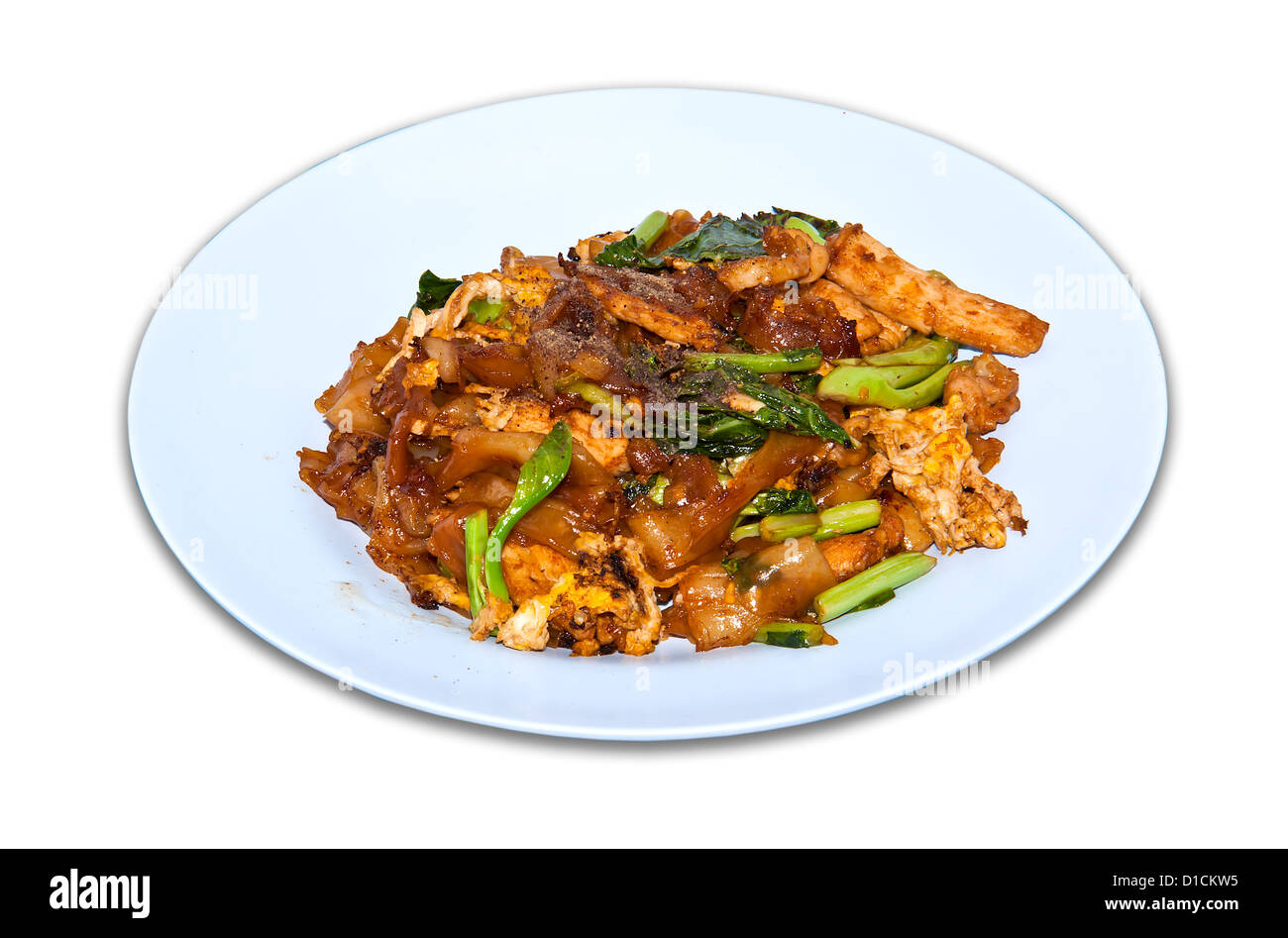 Noodles stir fried vegetable Cut Out Stock Images & Pictures - Alamy