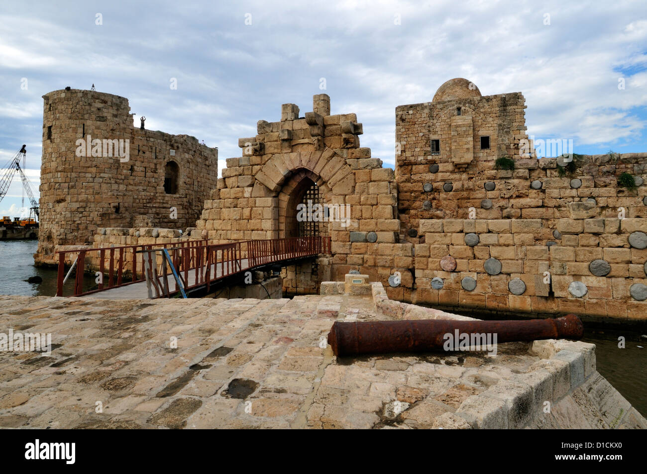 The Crusades Sea Castle, Saida/ Sidon, South Lebanon Stock Photo - Alamy