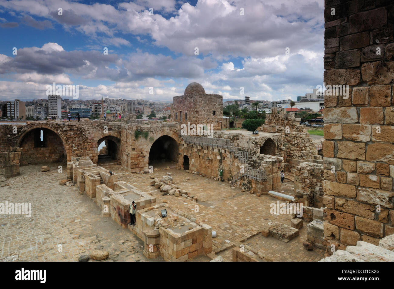 The Crusades Sea Castle, Saida/ Sidon, South Lebanon Stock Photo - Alamy