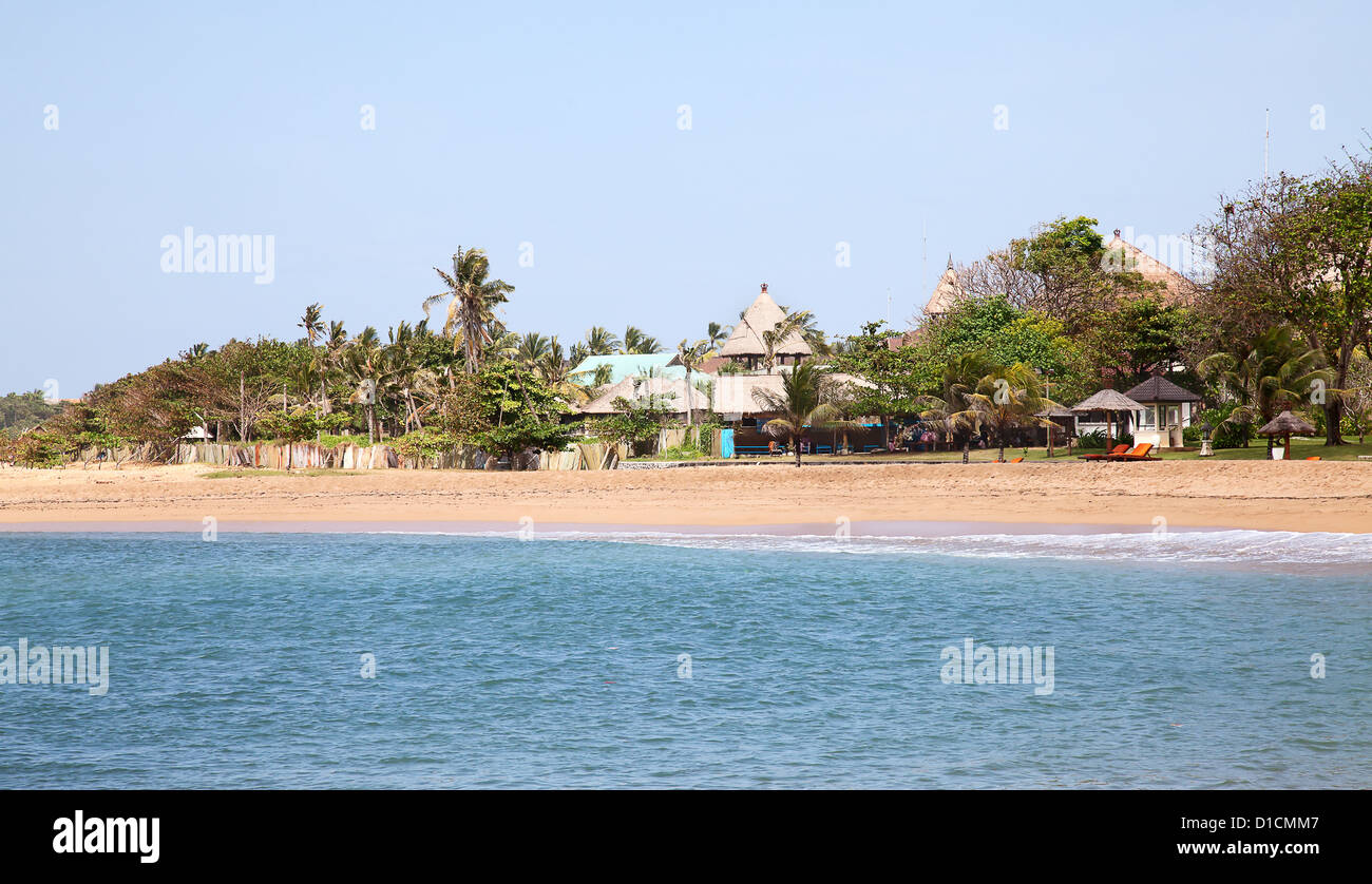 beautiful balinese Nusa Dua beach Stock Photo - Alamy