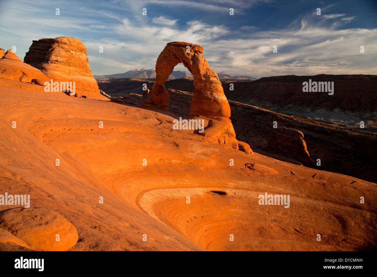 Delicate Arch, symbol of Utah, Arches National Park just outside of ...