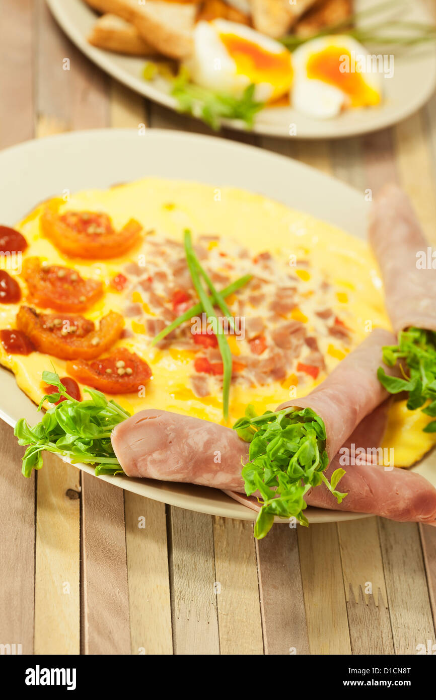 Breakfast. Vertical shot Stock Photo - Alamy