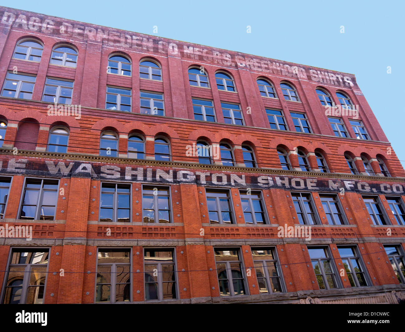 Old Factory Building in Seattle Washington State USA Stock Photo - Alamy