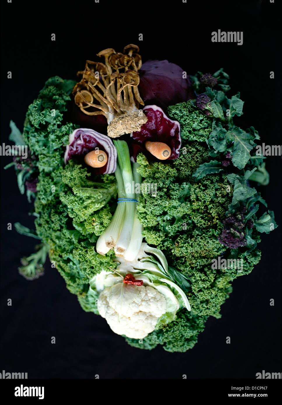 Vegetable Face Nobody Stock Photos & Vegetable Face Nobody Stock Images ...