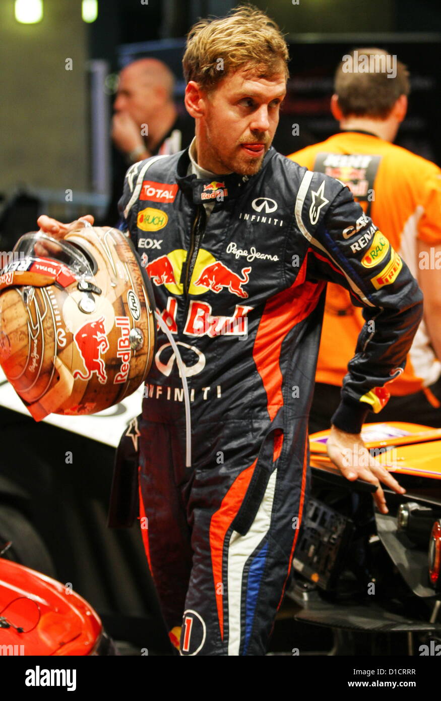 15.12.2012. Bangkok, THAILAND; Michael Schumacher and Sebastian Vettel ...