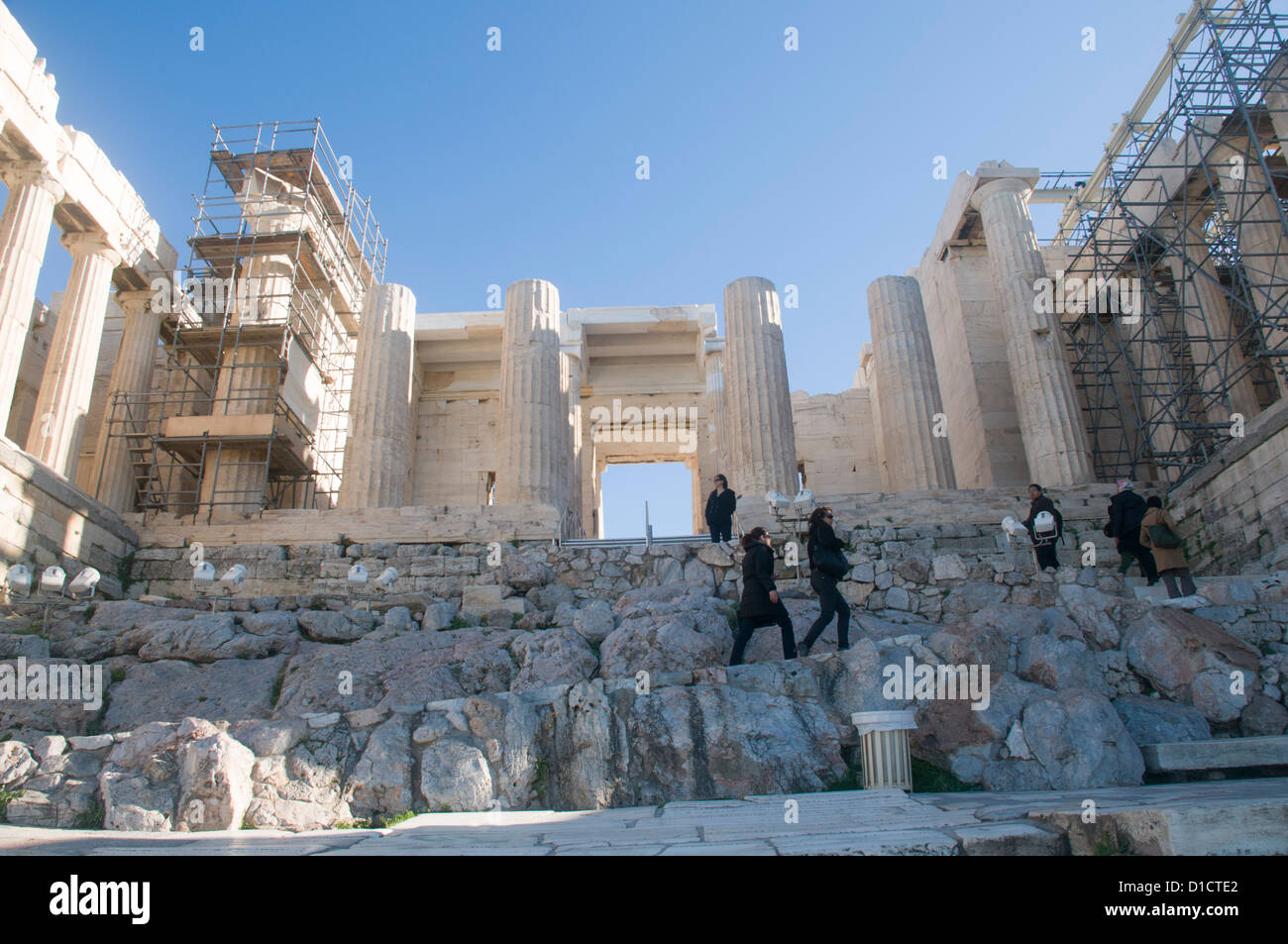 Propylaia athens hi-res stock photography and images - Alamy