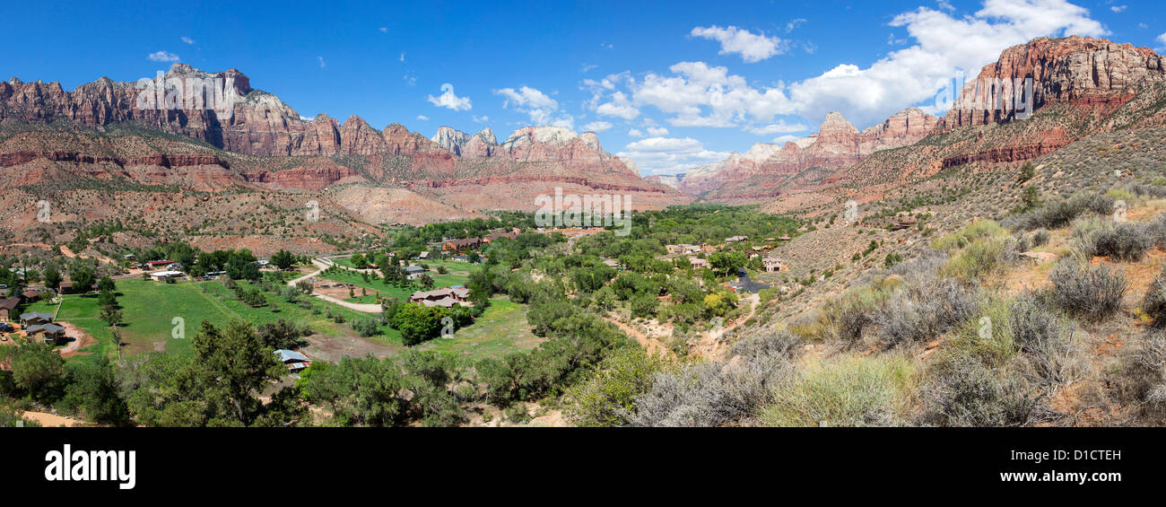 Springdale and Zion NP, Utah Stock Photo - Alamy