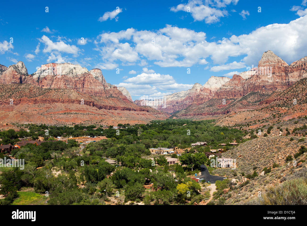 Springdale and Zion NP, Utah Stock Photo - Alamy