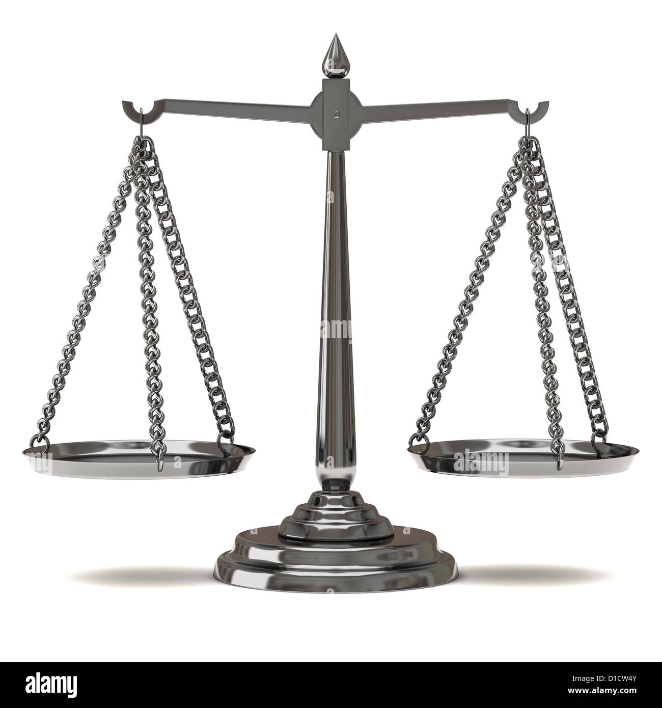 Silver scales, 3d image Stock Photo - Alamy