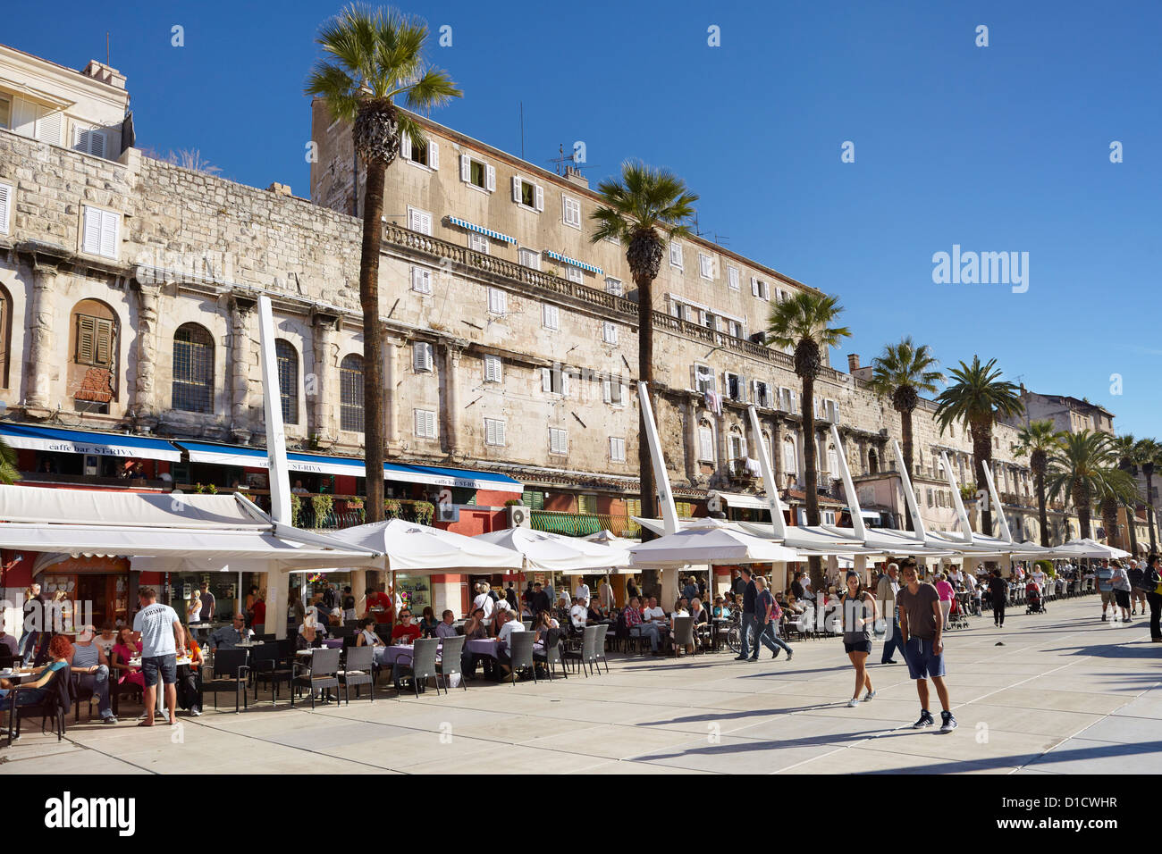 Street view split croatia hi-res stock photography and images - Alamy