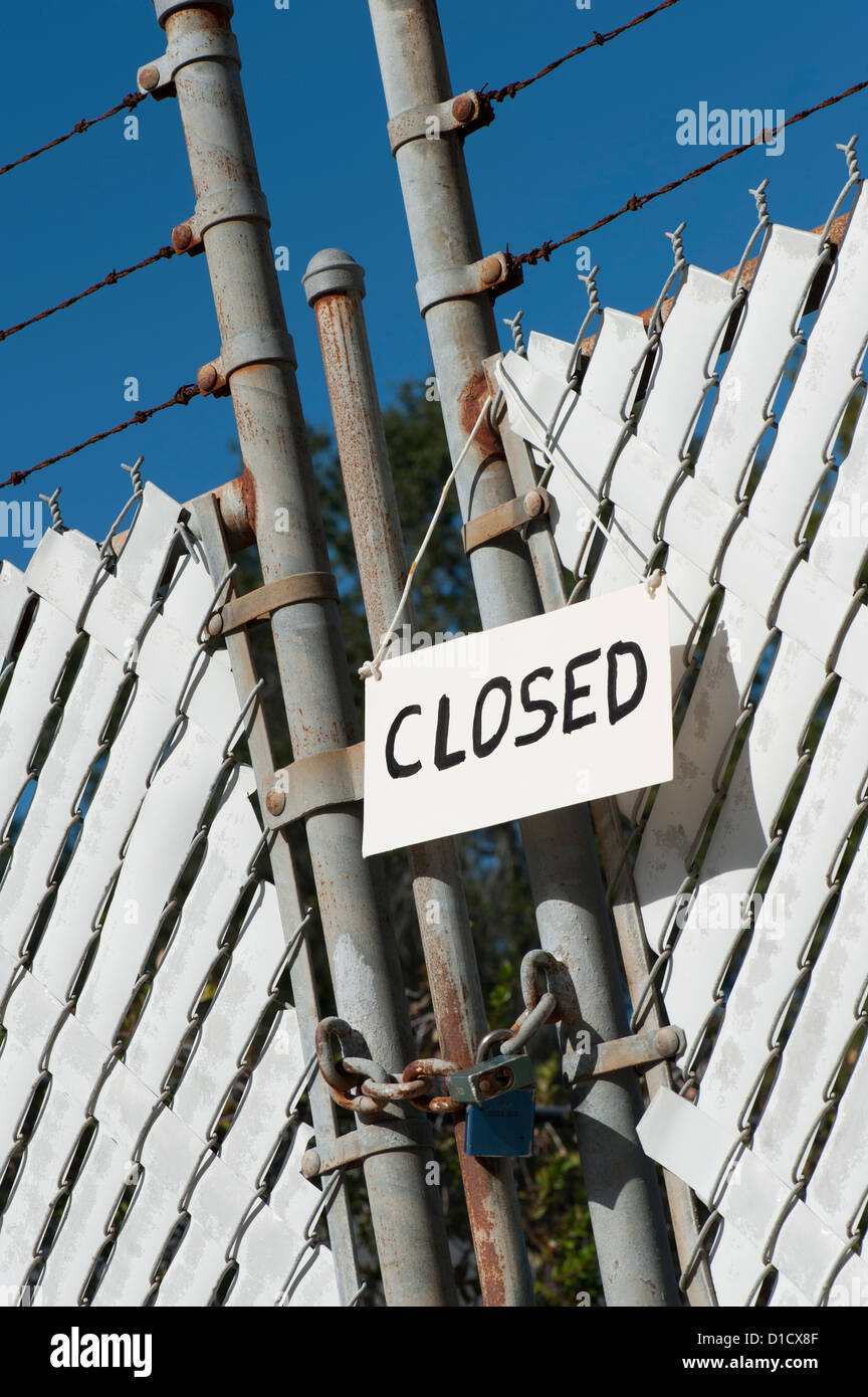 Closed The Factory Gate High Resolution Stock Photography and Images ...